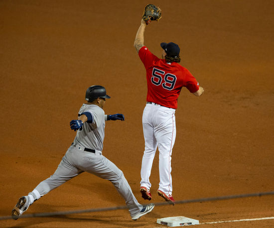 New York Yankees Base Runner Edwin Editorial Stock Photo - Stock Image ...