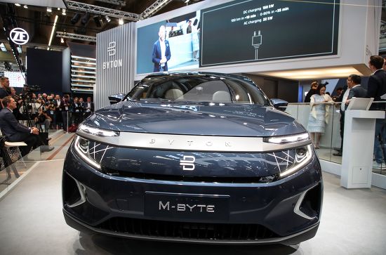 View New Byton Car Model Mbyte Editorial Stock Photo - Stock Image ...