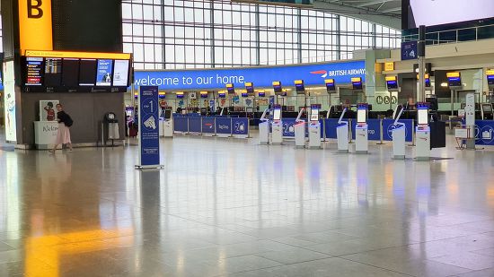 Heathrow Terminal 5 Empty Passengers On Editorial Stock Photo - Stock ...