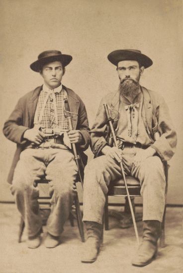 Two Border Ruffians Proslavery Activists Missouri Editorial Stock Photo ...