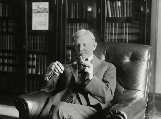 Vice President Thomas Marshall Holding Gavel Editorial Stock Photo ...
