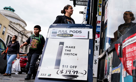 Sign Advertises Juul Pods Used Vaping Editorial Stock Photo - Stock ...