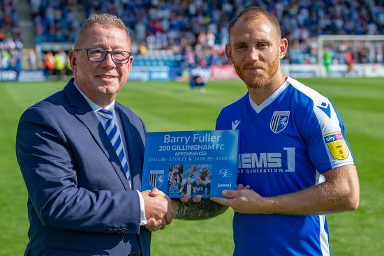 Gillingham Fc Defender Barry Fuller 12 Editorial Stock Photo - Stock ...