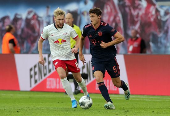 Emil Forsberg Benjamin Pavard Sport Football Editorial Stock Photo ...