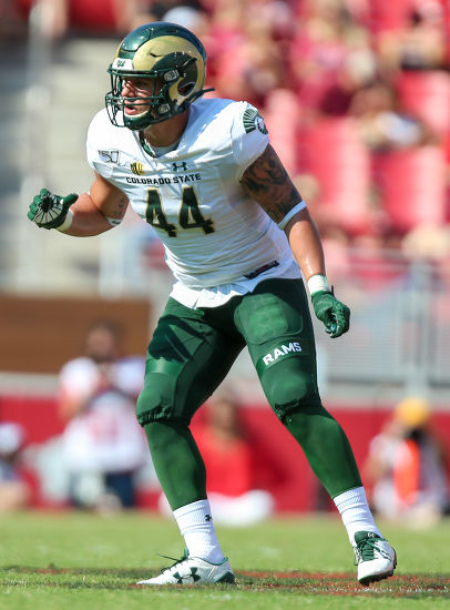 Max Mcdonald 44 Rams Linebacker Moves Editorial Stock Photo - Stock Image | Shutterstock