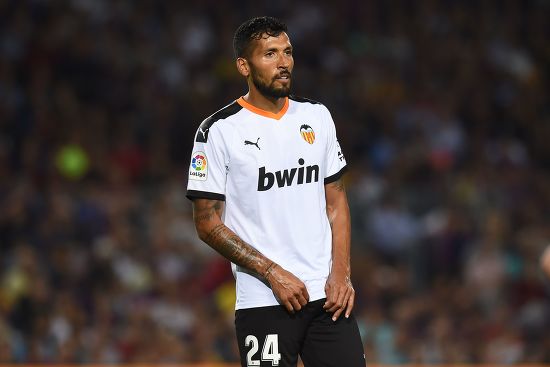 Ezequiel Garay Valencia Cf Editorial Stock Photo - Stock Image ...