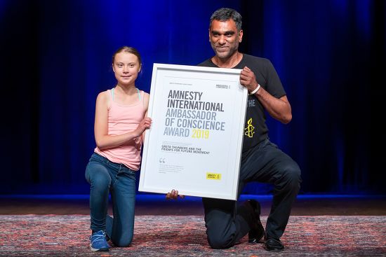 Swedish Climate Activist Greta Thunberg L Editorial Stock Photo - Stock ...
