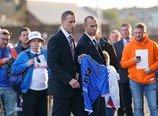 Former Rangers Team Mates Gregory Vignal Editorial Stock Photo - Stock ...