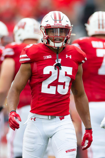 Wisconsin Badgers Safety Eric Burrell 25 Editorial Stock Photo - Stock ...