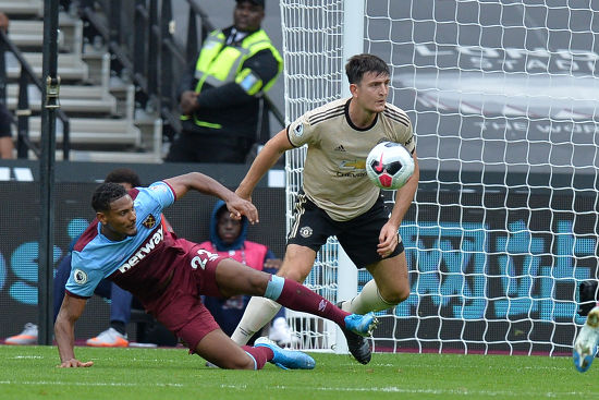 Harry Maguire Manchester United Tackles W Editorial Stock Photo - Stock ...