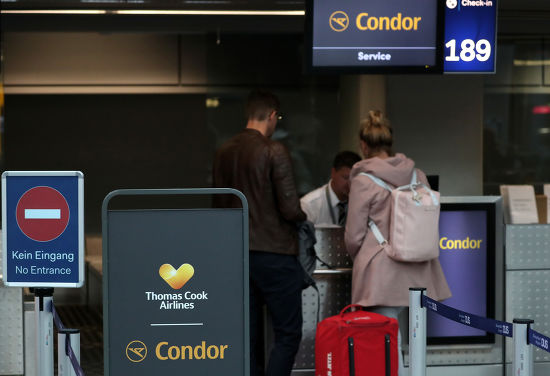 Condor Airline Checkin Counter British Travel Editorial Stock Photo ...