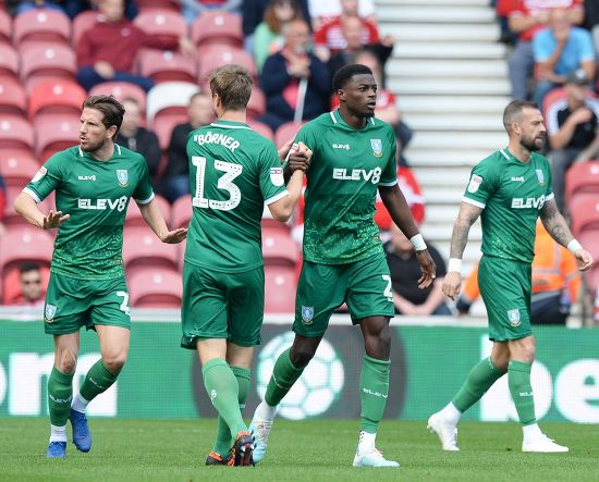 Dominic Iorfa Sheffield Wednesday Celebrates Scoring Editorial Stock ...