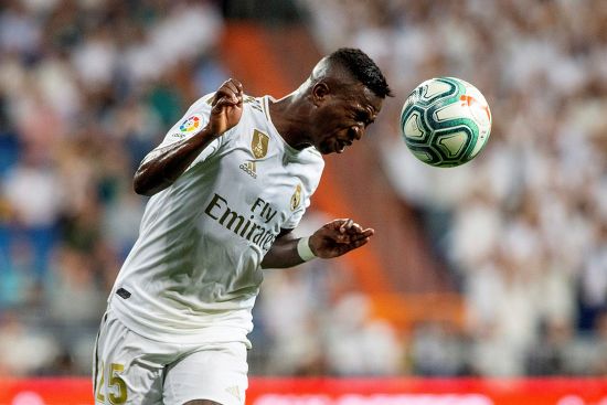 Real Madrid Forward Vinicius Junior Heads Editorial Stock Photo - Stock ...