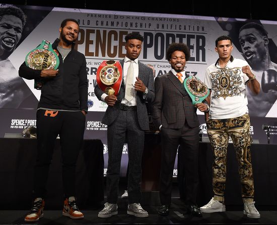 Anthony Dirrell Errol Spence Jr Shawn Editorial Stock Photo - Stock ...