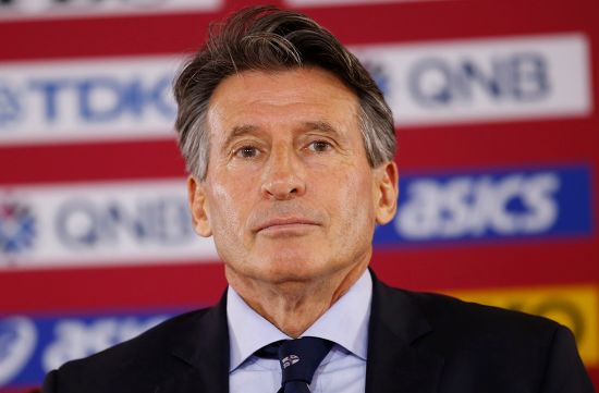 Sebastian Coe President Iaaf Holds Press Editorial Stock Photo - Stock ...