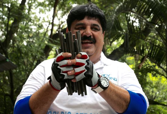 Strongest Man Manoj Kumar Chopra Aged Editorial Stock Photo - Stock ...