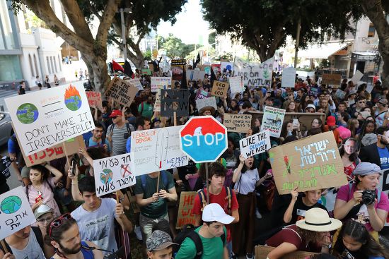 Israeli Environmental Activists Take Part Global Editorial Stock Photo ...