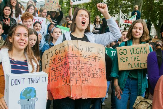 Pupils Take Friday Off School Demonstrate Editorial Stock Photo - Stock ...