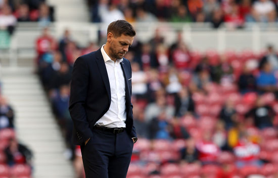 Boro Manager Jonathan Woodgate Grim Faced Editorial Stock Photo - Stock ...
