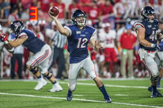 Liberty Flames Quarterback Stephen Calvert 12 Editorial Stock Photo ...