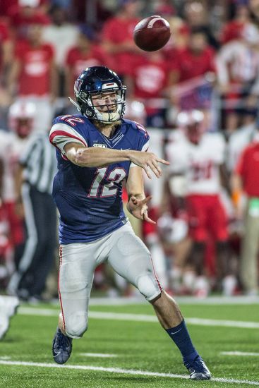 Liberty Flames Quarterback Stephen Calvert 12 Editorial Stock Photo ...