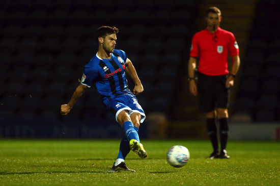 Rochdales Jimmy Keohane Scores Winning Penalty Editorial Stock Photo ...