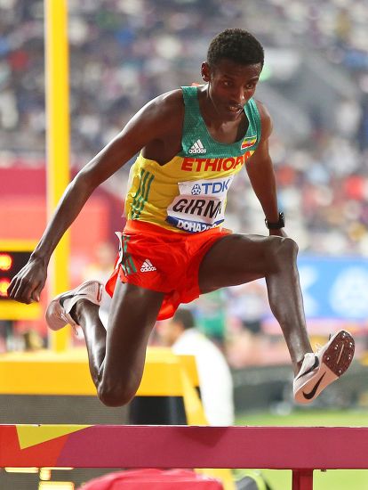 Lamecha Girma Ethiopia Action During Mens Editorial Stock Photo - Stock ...
