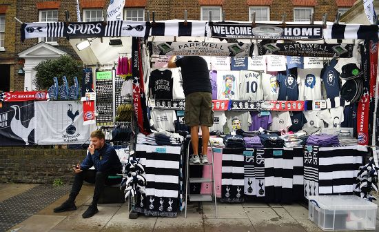 Fan Stall Outside Tottenham Hotspur Stadium Editorial Stock Photo ...