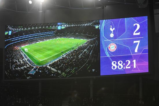 View Screen During Uefa Champions League Editorial Stock Photo - Stock ...