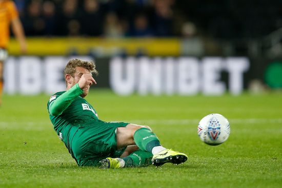 Sam Winnall Sheffield Wednesday Slides Clear Editorial Stock Photo ...