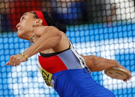 Yaime Perez Cuba Competes Womens Discus Editorial Stock Photo - Stock ...