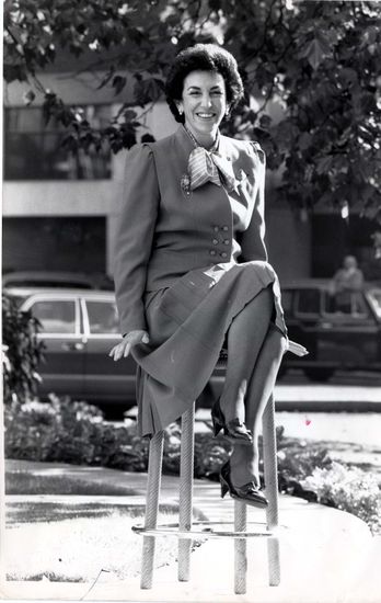 Edwina Currie Politician 1987 Hosiery Week Editorial Stock Photo ...