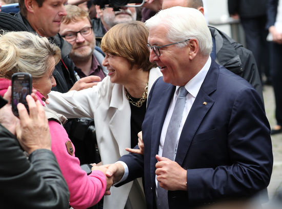 German President Frankwalter Steinmeier R His Editorial Stock Photo ...