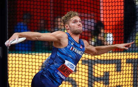 Kevin Mayer France Action During Discus Editorial Stock Photo - Stock ...