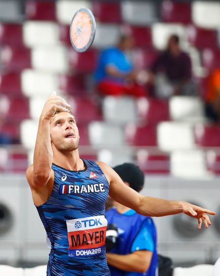 Kevin Mayer France During Discus Throw Editorial Stock Photo - Stock ...