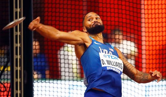 Devon Williams Usa Action During Discus Editorial Stock Photo - Stock ...