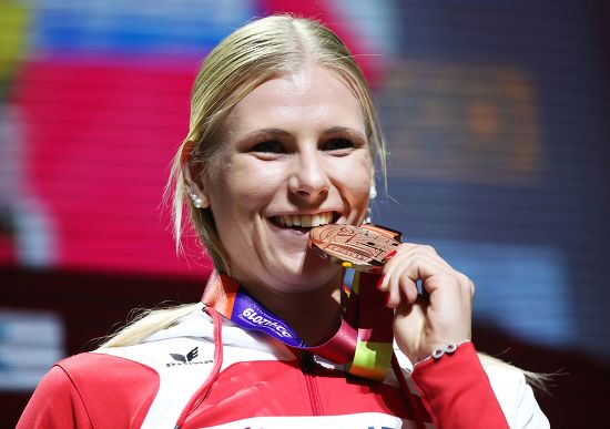 Bronze Medalist Verena Preiner Austria During Editorial Stock Photo ...