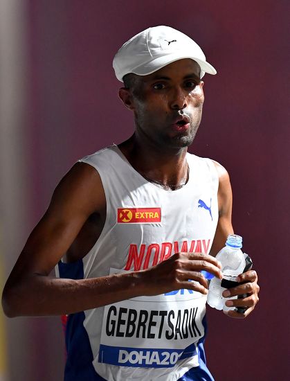 Weldu Negash Gebretsadik Norway Competes Mens Editorial Stock Photo ...