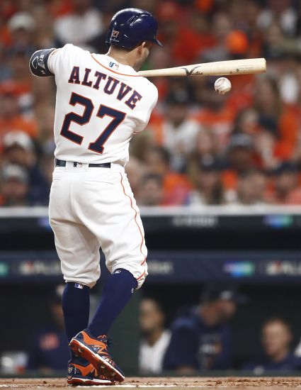 Houston Astros Batter Jose Altuve Bats Editorial Stock Photo - Stock ...