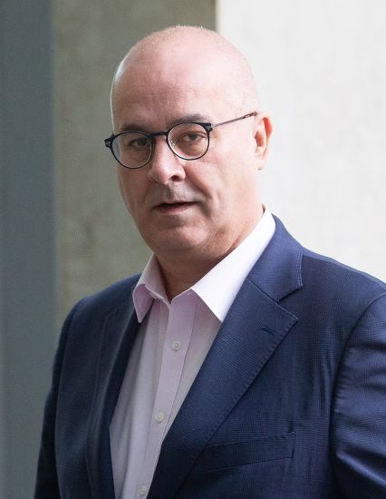 Broadcaster Journalist Iain Dale Arrives Bbc Editorial Stock Photo ...