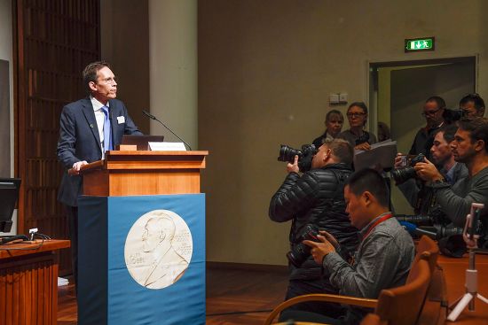 Thomas Perlmann Secretarygeneral Nobel Committee Presents Editorial ...