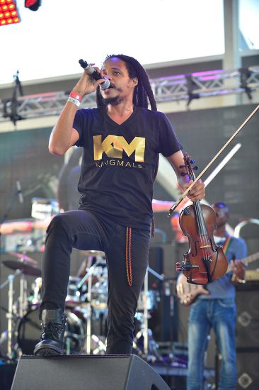 Reggae Singer Army Gideon Performs On Editorial Stock Photo - Stock ...