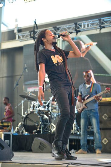 Reggae Singer Army Gideon Performs On Editorial Stock Photo - Stock ...