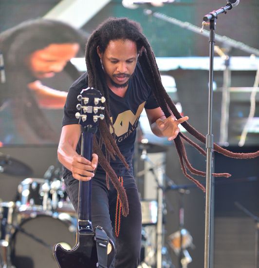 Reggae Singer Army Gideon Performs On Editorial Stock Photo - Stock ...