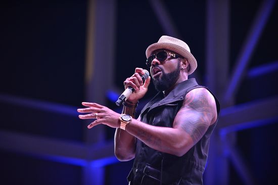 Reggae Singer Daville Performs On Stage Editorial Stock Photo - Stock ...