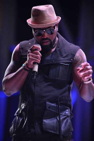Reggae Singer Daville Performs On Stage Editorial Stock Photo - Stock ...