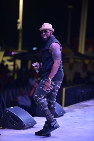 Reggae Singer Daville Performs On Stage Editorial Stock Photo - Stock ...