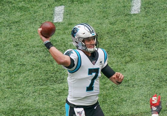 Carolina Panthers Quarterback Kyle Allen 7 Editorial Stock Photo ...