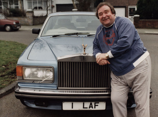 Comedian Bernard Manning Pictured His Rolls Editorial Stock Photo ...