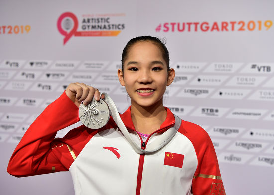 Tang Xijing China Poses Silver Medal Editorial Stock Photo - Stock ...